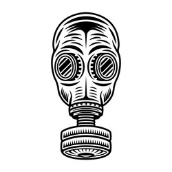 Gas mask Royalty Free Vector Image - VectorStock