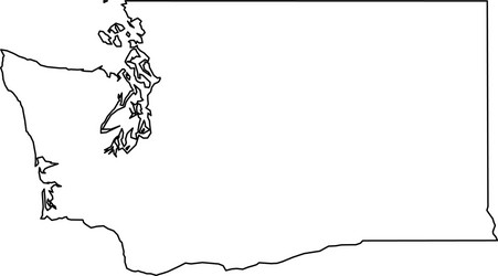Seattle Outline Map Vector Images (87)