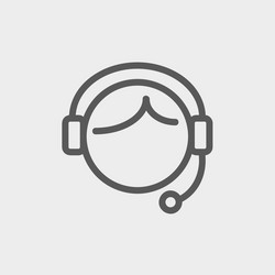 Customer service smile message Royalty Free Vector Image