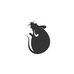 Rats icon logo design Royalty Free Vector Image