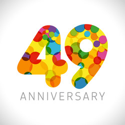 Number 49 Birthday Vector Images (over 360)