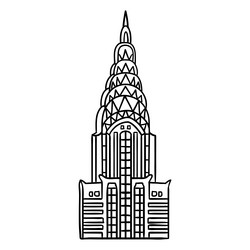 Chrysler Building Vector Images (over 1,000)