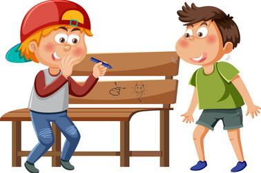 Kids Vandalism Vector Images (over 110)
