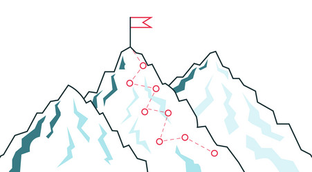 Mountain Journey Path Vector Images (over 1,400)