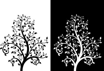 Decorative tree Royalty Free Vector Image - VectorStock