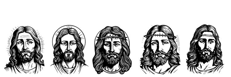 Jesus christ savior messiah Royalty Free Vector Image
