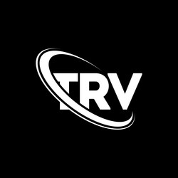 Trv logo letter design Royalty Free Vector Image