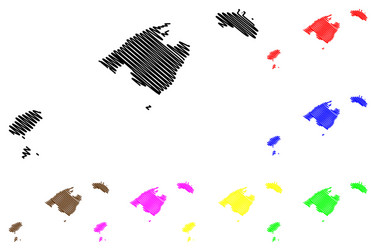 Map of mallorca Royalty Free Vector Image - VectorStock