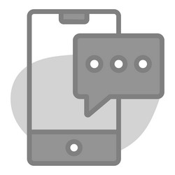 Chatting icon user interface as a simple sign Vector Image