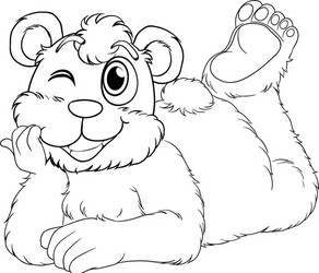Bear Cub Outline Vector Images (over 890)