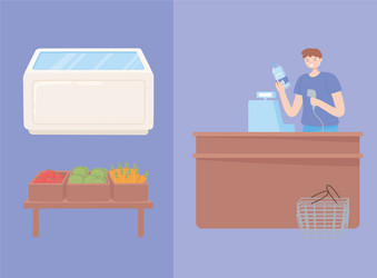 Grocery Counter Vector Images (over 3,700)