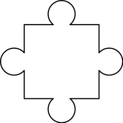Single Puzzle Piece Vector Images (over 950)