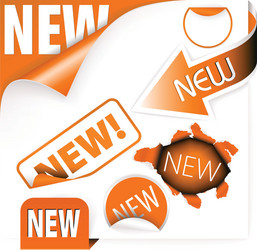 New item sign or stamp Royalty Free Vector Image