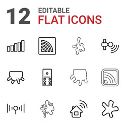 Spot icons Royalty Free Vector Image - VectorStock