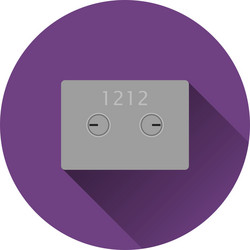 Safe cell icon Royalty Free Vector Image - VectorStock