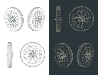 Wheel Blueprint Vector Images (over 2,900)