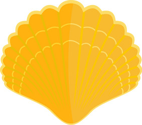 Big shell icon simple style Royalty Free Vector Image