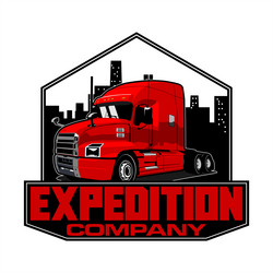 Red Semi Truck Vector Images (over 430)