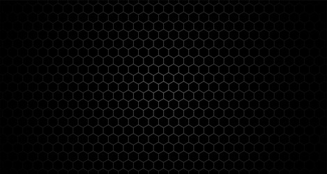 Black hexagonal grid line pattern for bold Vector Image
