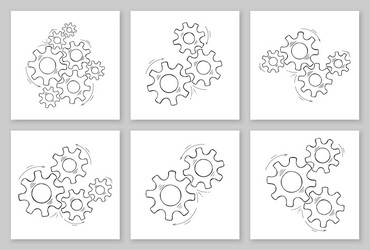 Hand Drawn Cog Vector Images (over 690)
