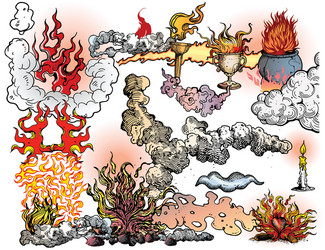 Classic Flames Vector Images (over 9,100)