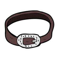 Comic cartoon belt Royalty Free Vector Image - VectorStock