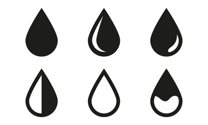 Black and White Shapes Tear Drops Vector Images (over 1,800)