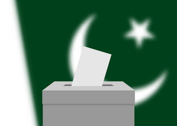 Pakistan election banner background Royalty Free Vector
