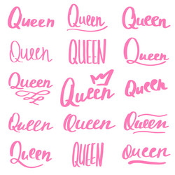 Queen Calligraphy Silhouette Vector Images (over 180)
