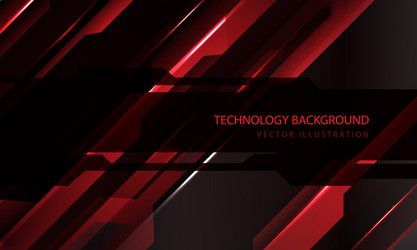 Dark abstract tech background Royalty Free Vector Image
