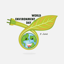 Creative poster or banner of world environment day