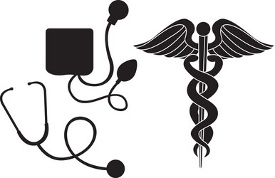 Caduceus Medical Symbol Royalty Free Vector Image