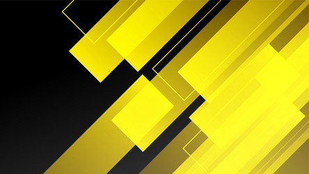 Black and yellow corporate tech striped design Vector Image