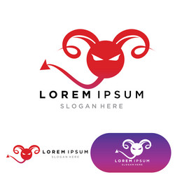 Animal horns sticker set Royalty Free Vector Image