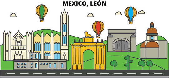Leon Skyline Vector Images (42)