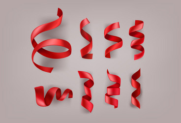 Black silk ribbons clipart Royalty Free Vector Image