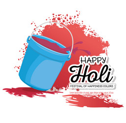 Happy Holi of Buckets Vector Images (over 230)