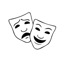 Theatre Faces Vector Images (over 4,500)