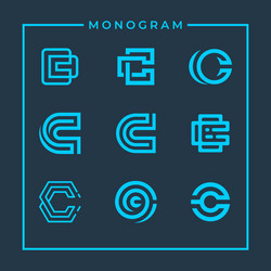 Monogram Letter C Vector Images (over 46,000)