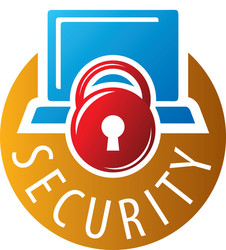 Logo security Royalty Free Vector Image - VectorStock