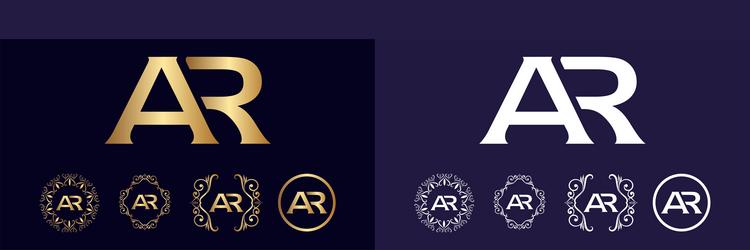 Ar Monogram Vector Images (over 2,200)