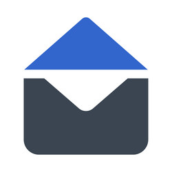 Advertisement letter post icon Royalty Free Vector Image