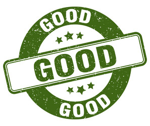 Good news stamp label round grunge sign Royalty Free Vector