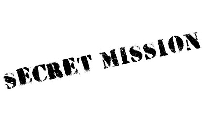 Secret mission rubber stamp Royalty Free Vector Image