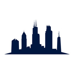 Cartoon Chicago Skyline Vector Images (60)