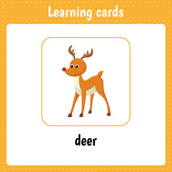 Deer Flashcard Vector Images (84)