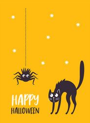 Black Cat Silhouette Halloween Vector Images (over 10,000)