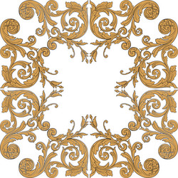 Seamless pattern in baroque rococo victorian Vector Image