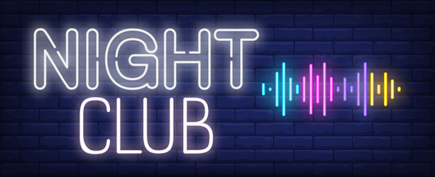 Best dj neon text with headphones and sound wave Vector Image