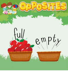 Full Empty Opposites Vector Images (34)